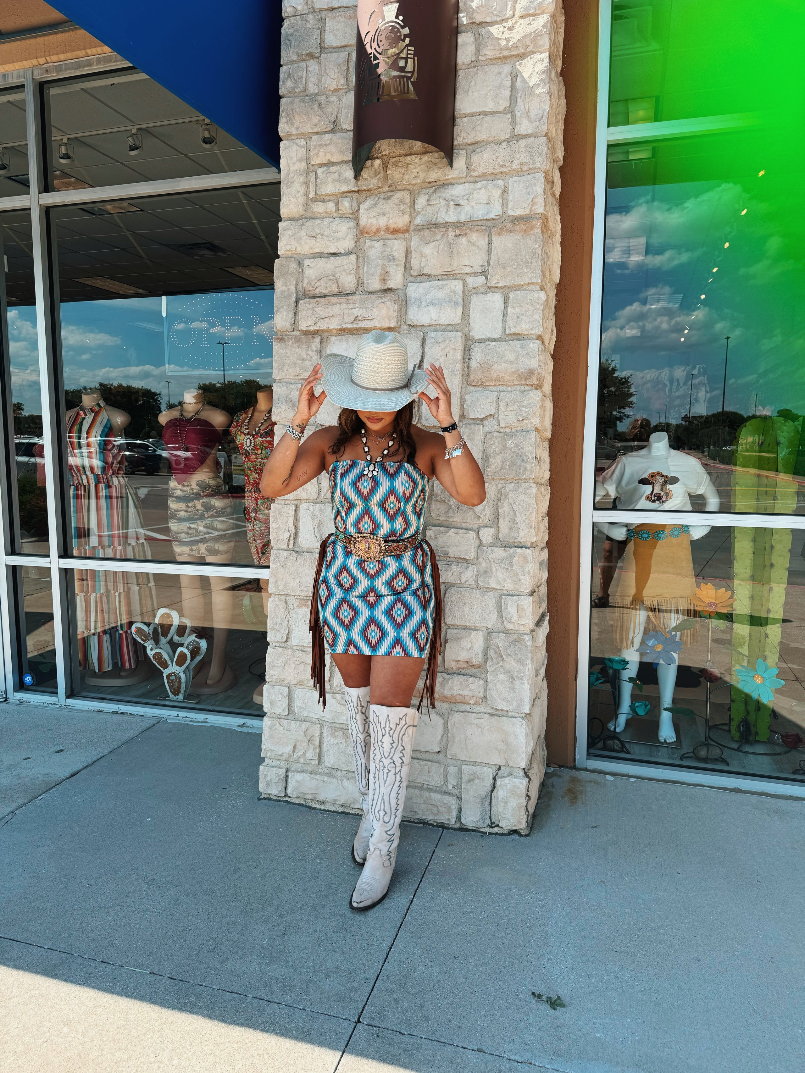 PRE ORDER Sia's Side Fringe Skirt | Rowdy Bell Co.